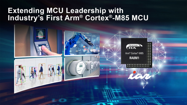 IAR, 버전 9.40.2에서 르네사스(Renesas)의 'RA8 MCU' 지원